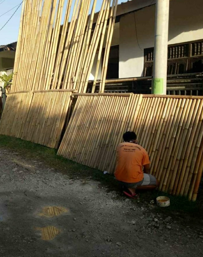 Harga Pagar Bambu di Bali Termasuk Pemasangan & Finishing
